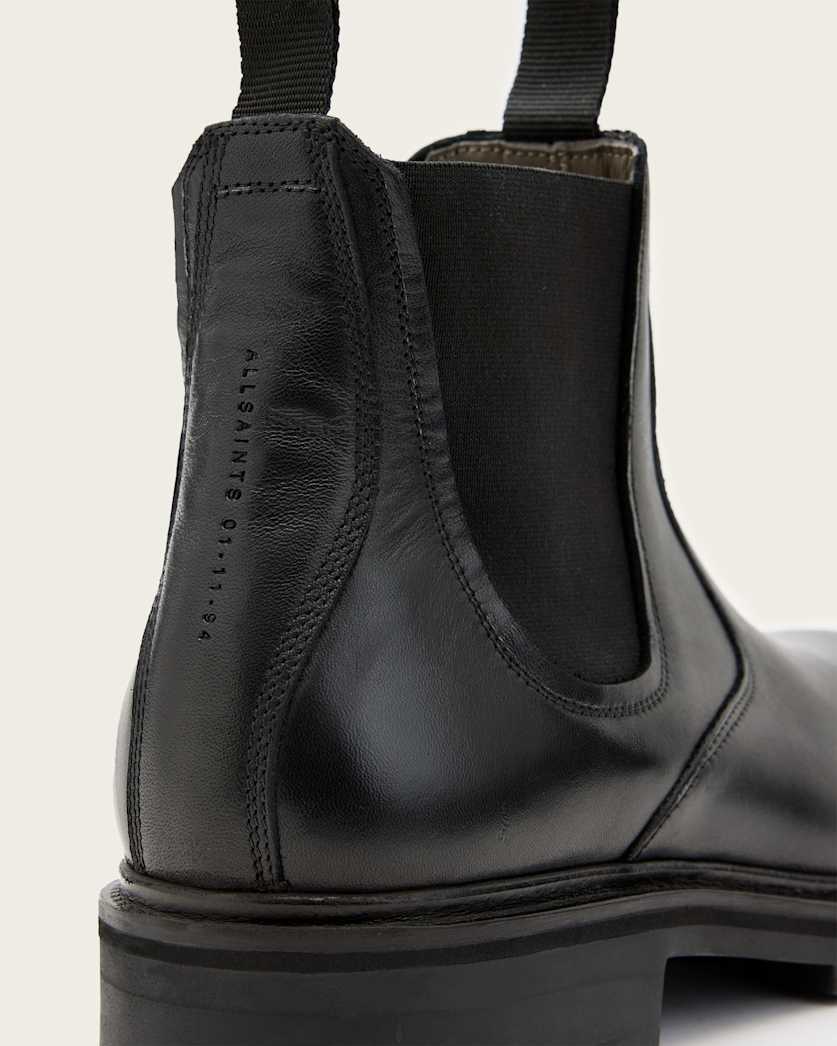 Toby Leather Chelsea Boots Black | ALLSAINTS